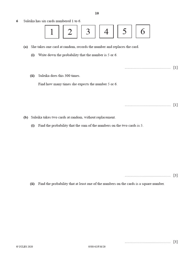 Pages From 0580 m20 Qp 42 | PDF | Mathematics