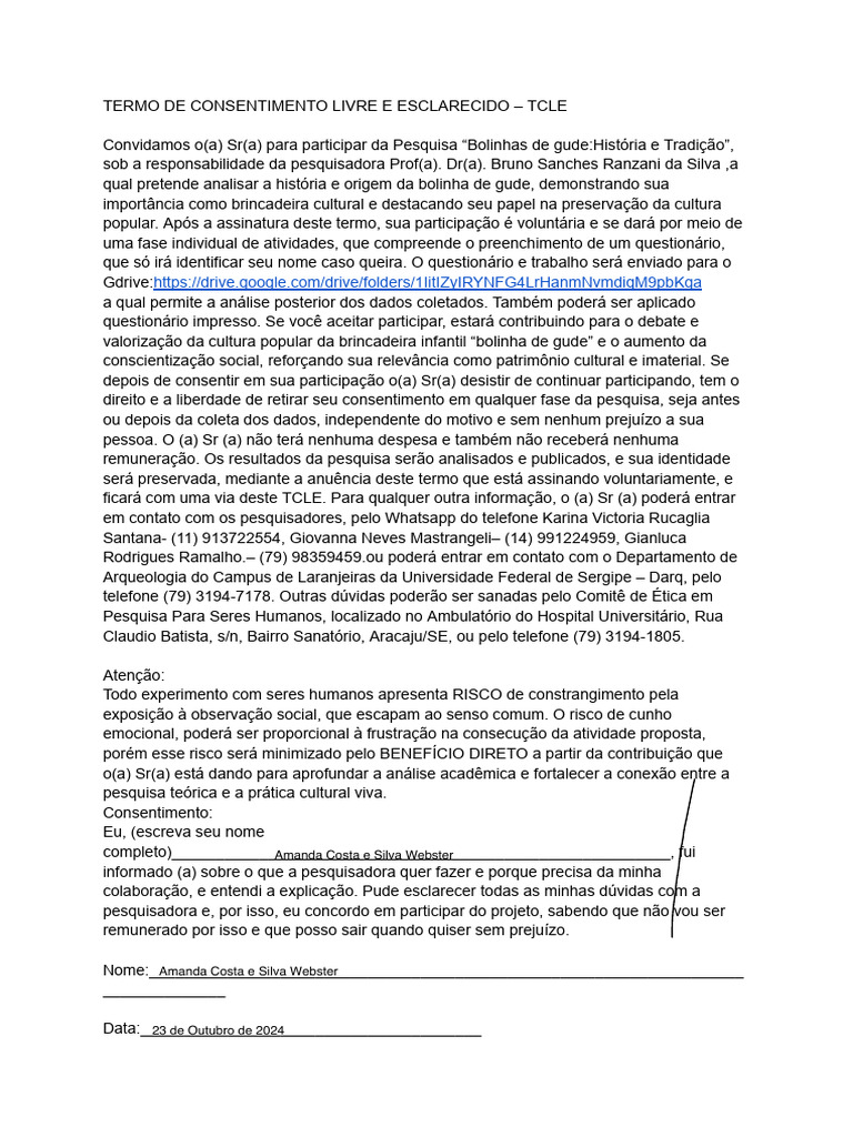 TERMO - DE - CONSENTIMENTO - LIVRE - E - ESCLARECIDO - TCLE (1) Amanda ...