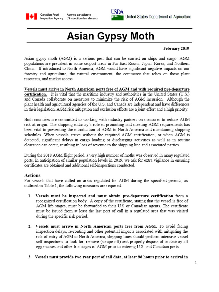 Joint Agm Bulletin Usda Cfia | PDF