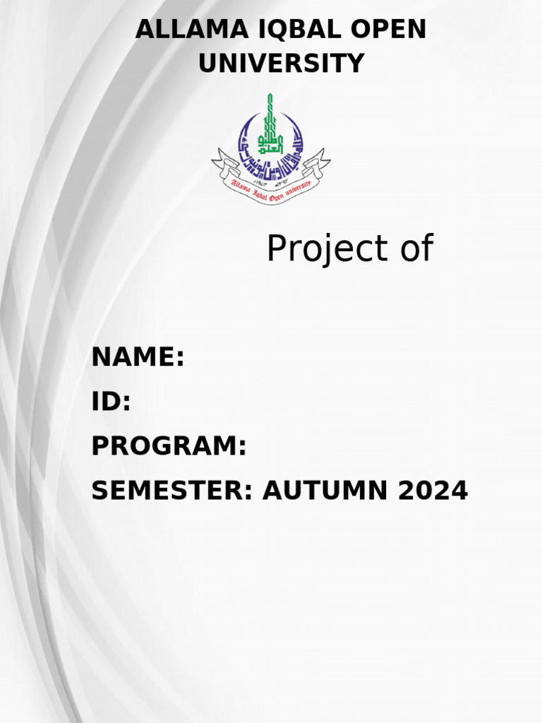 0000assignment Cover Page Template 1 | PDF