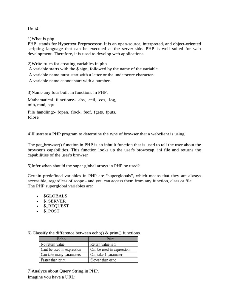 WipUnit4 | PDF | Php | Networking