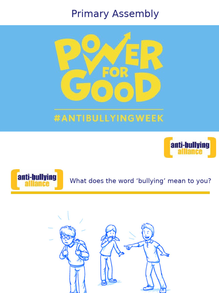 anti-bullying-week-assembly-primary1smallfile | PDF | Bullying