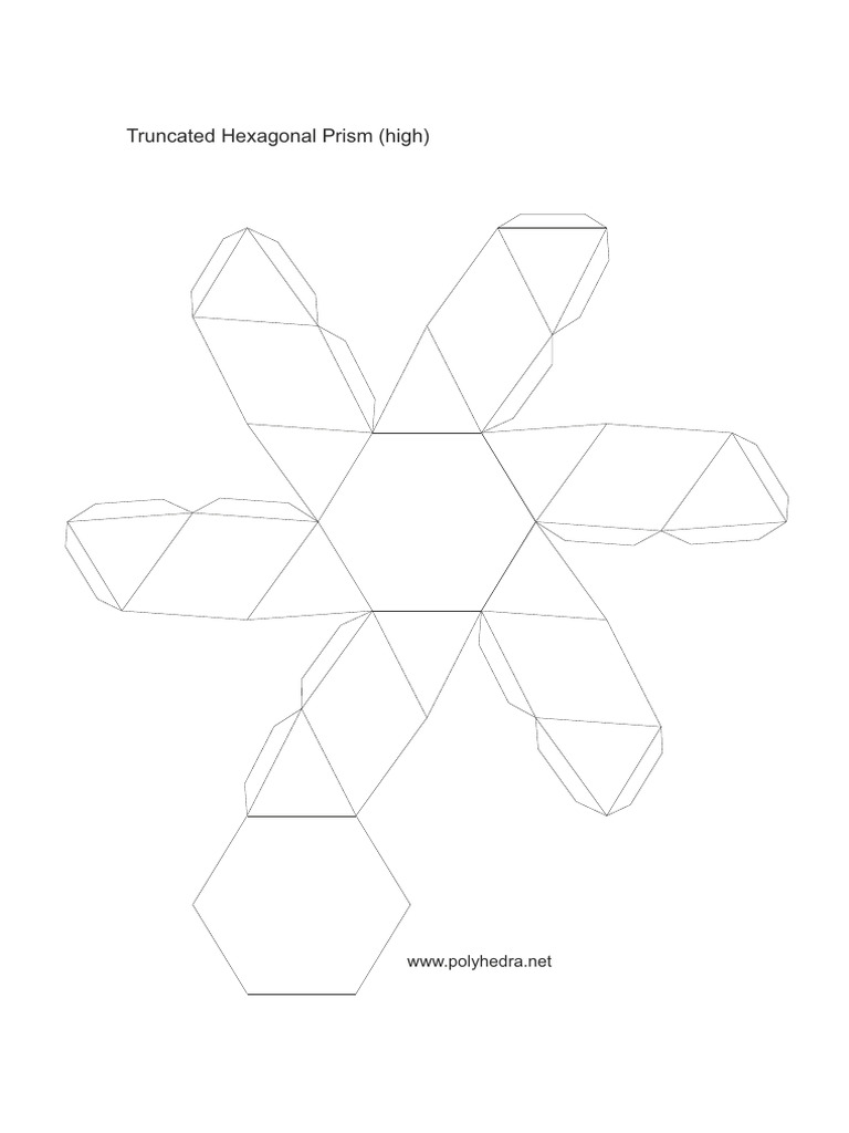 Hexagonal Truncated Prism | PDF