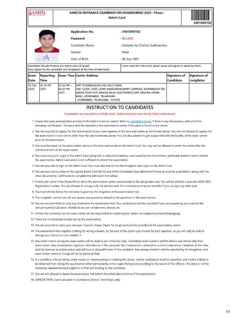 Amrita-02022025 | PDF