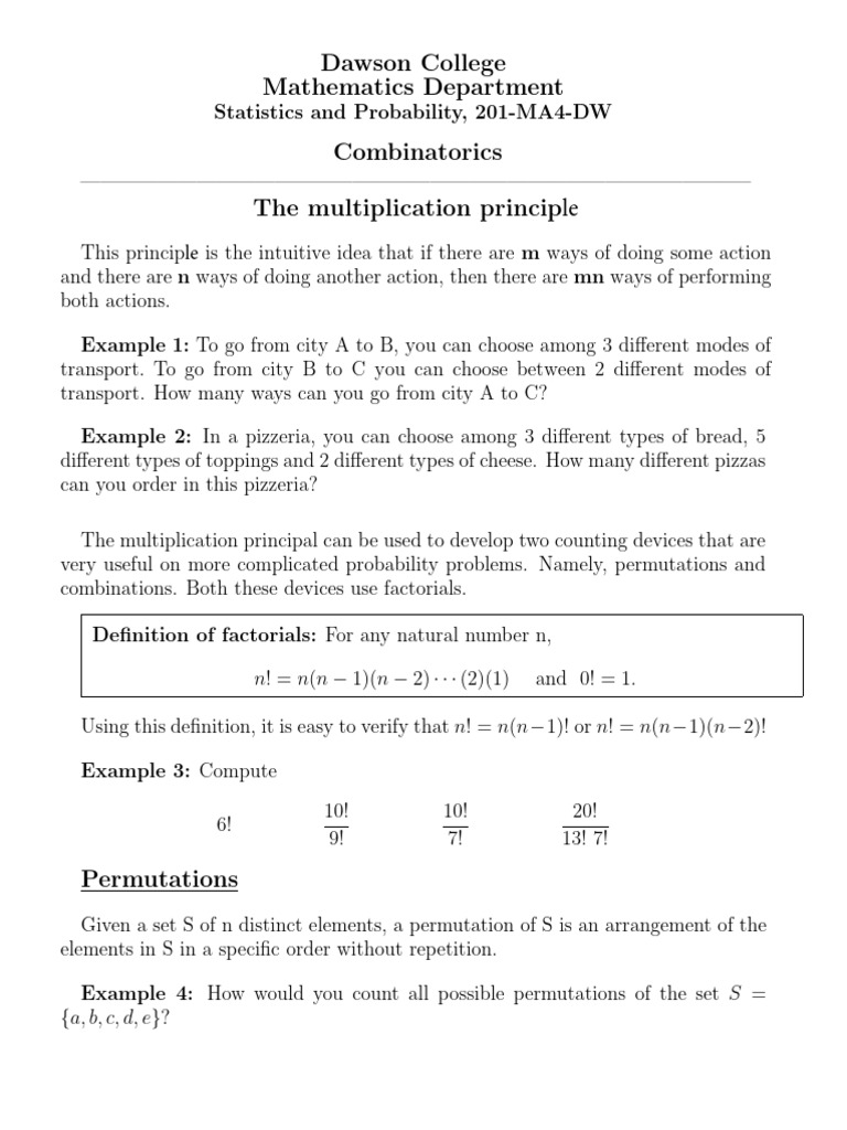 MA4_Combinatorics_-_Birthday_notes-7 | PDF | Permutation | Applied ... MA4_Combinatorics_-_Birthday_notes-7 | PDF | Permutation | Applied ...