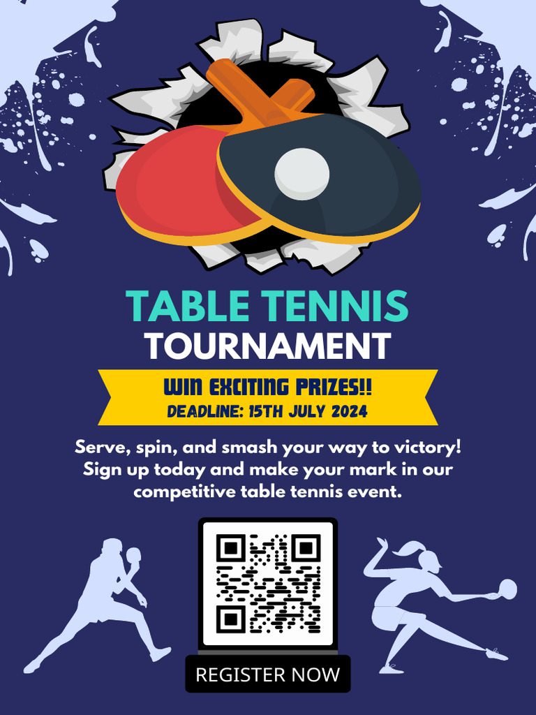 Table Tennis Tournament Poster | PDF