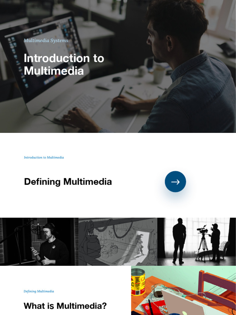 1 - Introduction To Multimedia | PDF | Multimedia | Computer Graphics