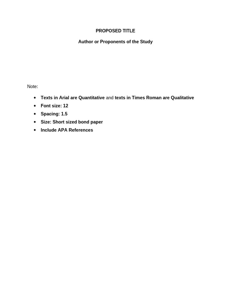 Concept Paper Format-Psych400 | PDF