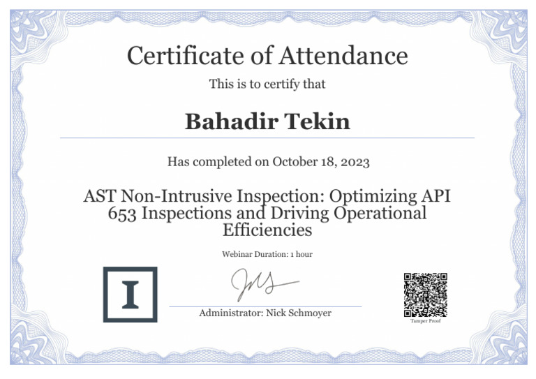 AST Non-Intrusive Inspection-Optimizing API 653 Inspections and Driving ...
