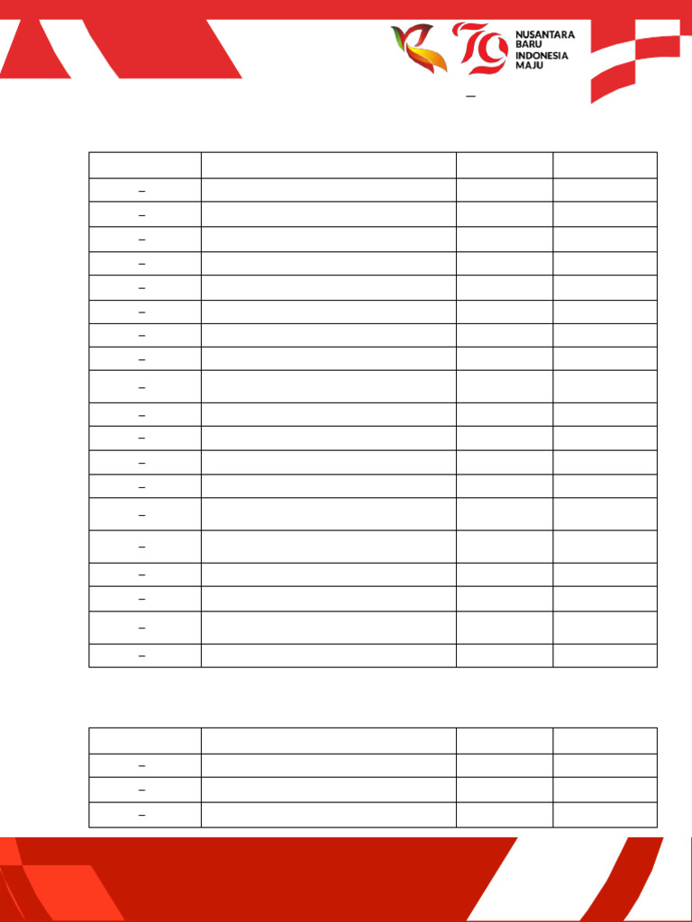 Contoh Rundown Acara | PDF