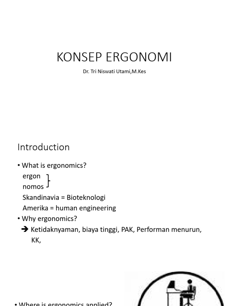 P1 KONSEP ERGONOMI | PDF
