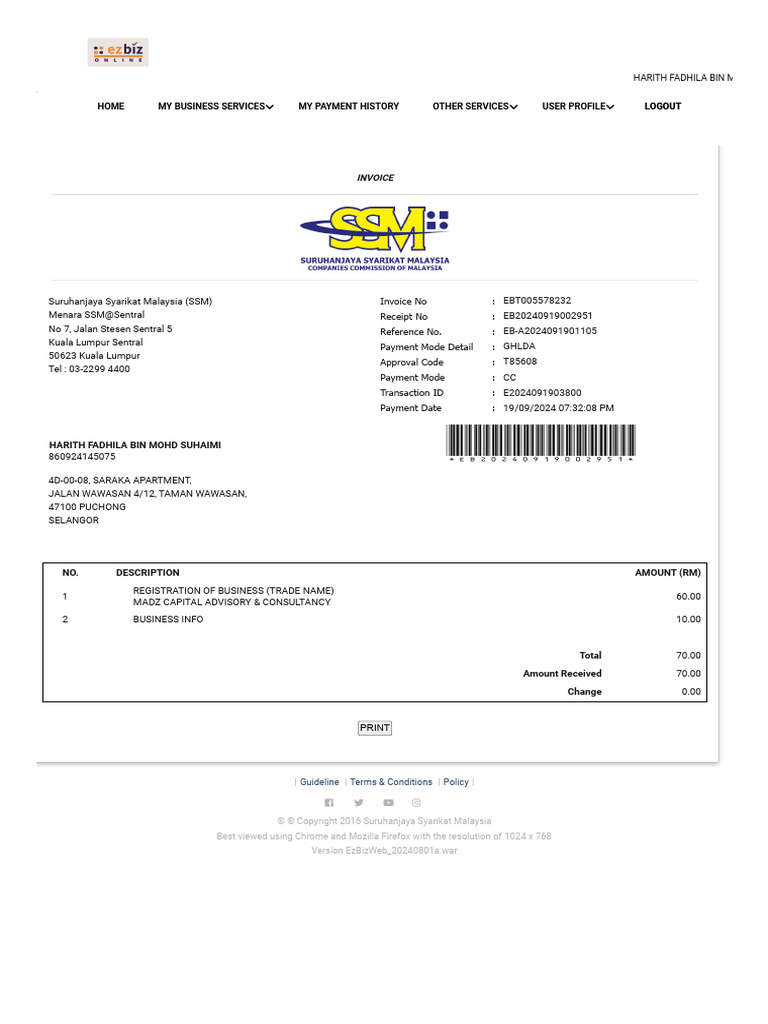 Madz Consultancy Resit | PDF | Business Documents