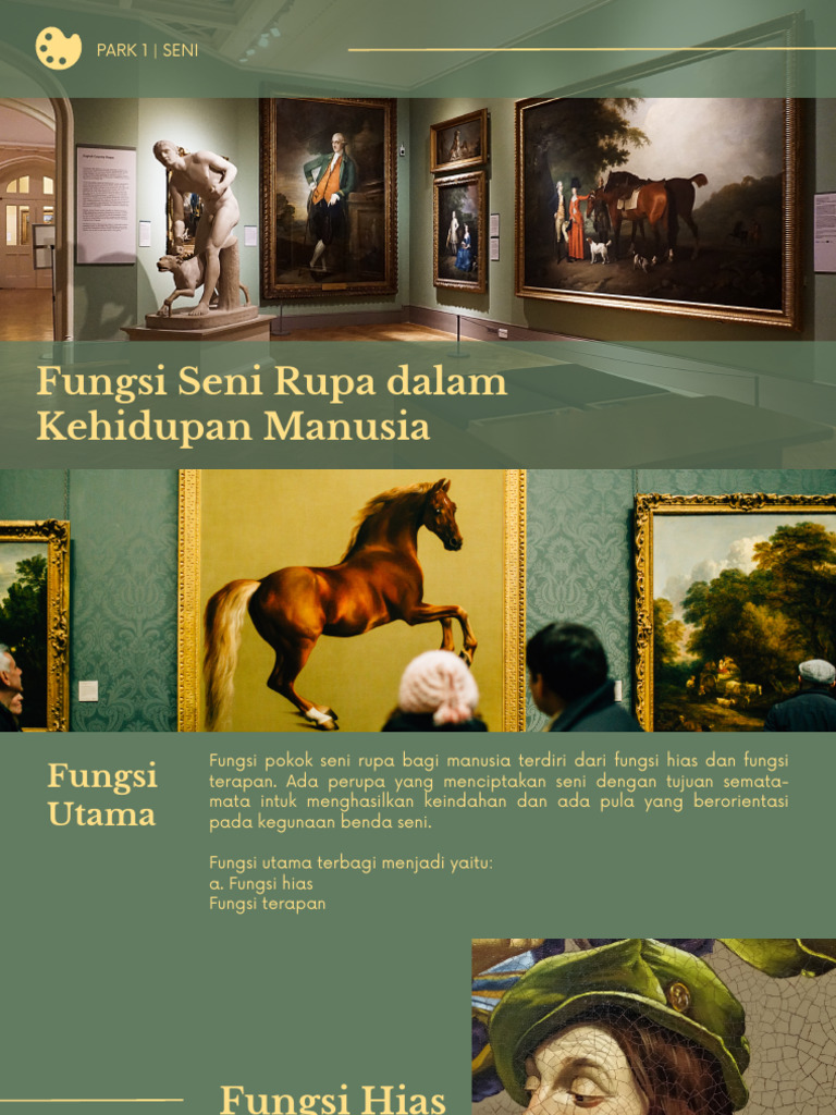 2425 PARK 1 - Seni - Fungsi Seni Rupa Dalam Kehidupan Manusia | PDF