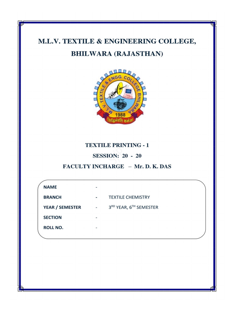 Printing Lab File | PDF