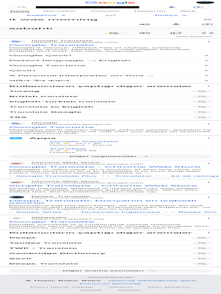 Translate - Google'Da Ara 5 | PDF
