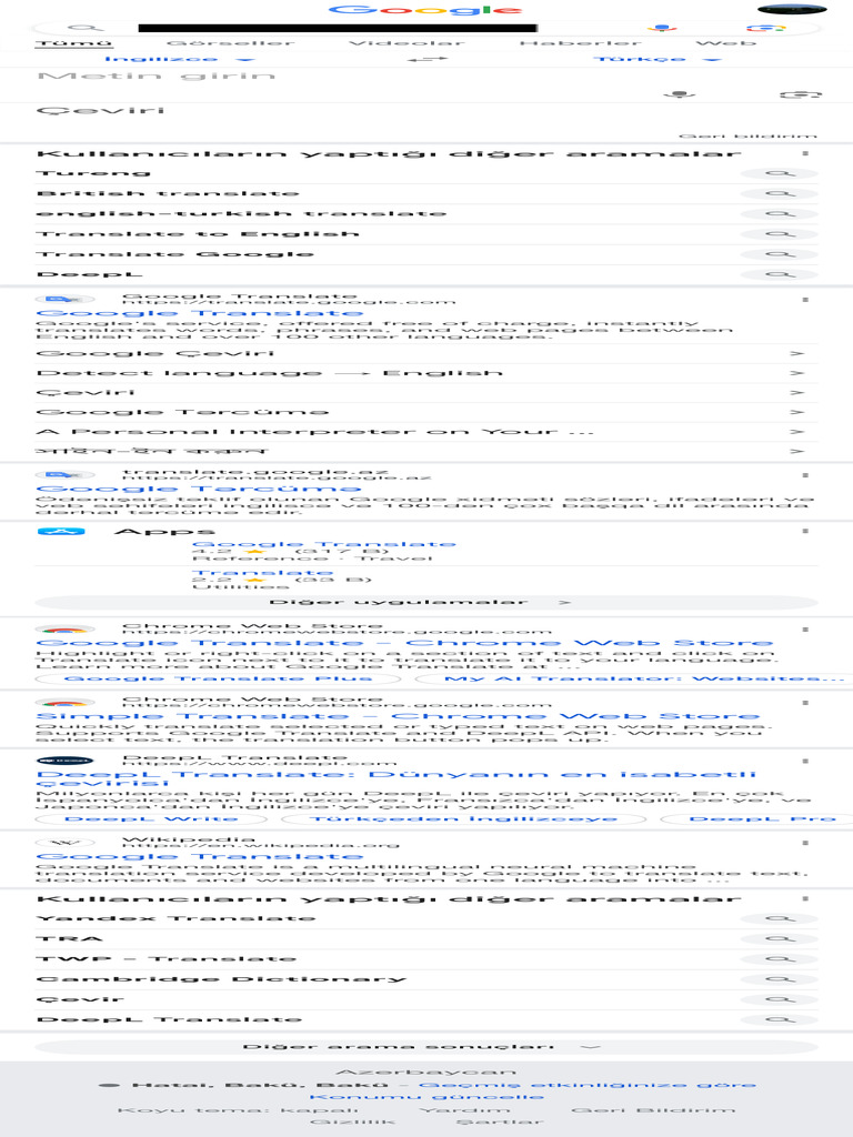 Translate - Google'Da Ara 4 | PDF