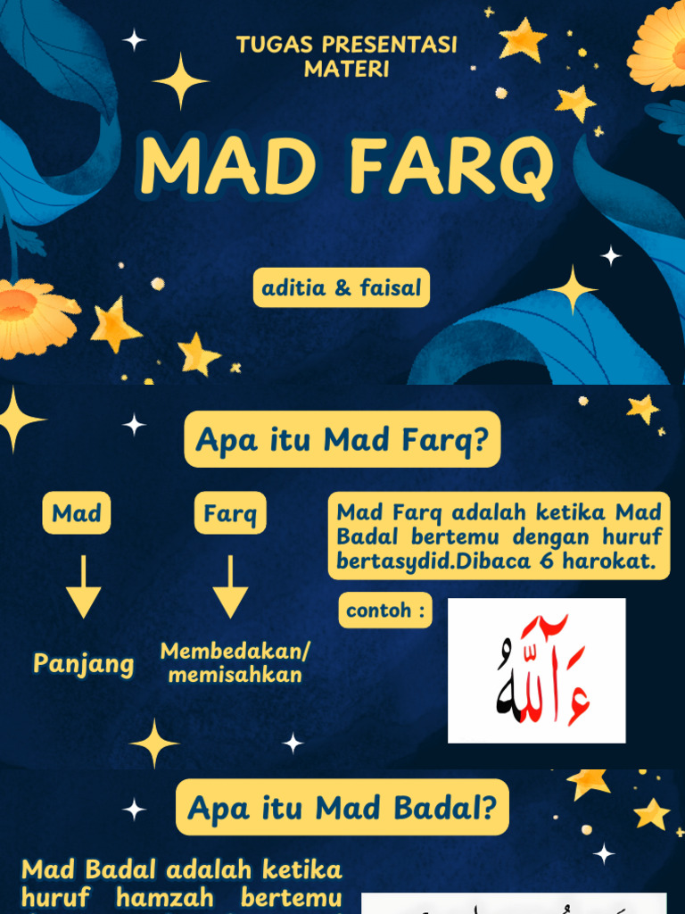 Pengertian dan Contoh Mad Farq dalam Al-Qur'an | PDF