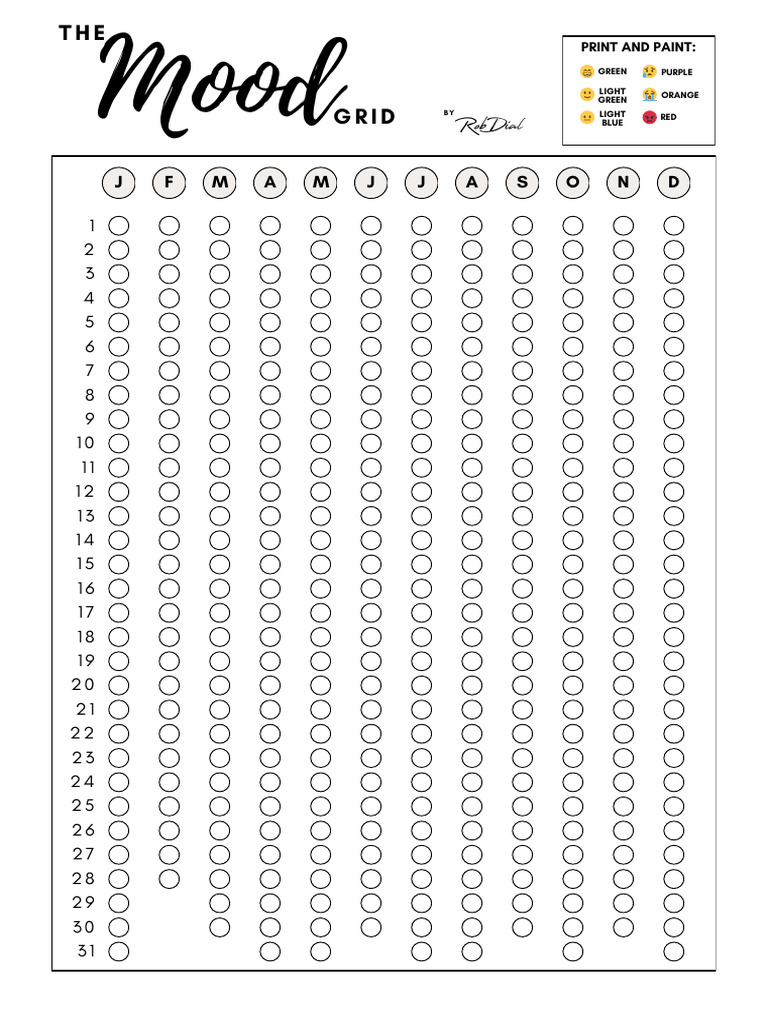 The Mood Board Grid - Morning Priming | PDF