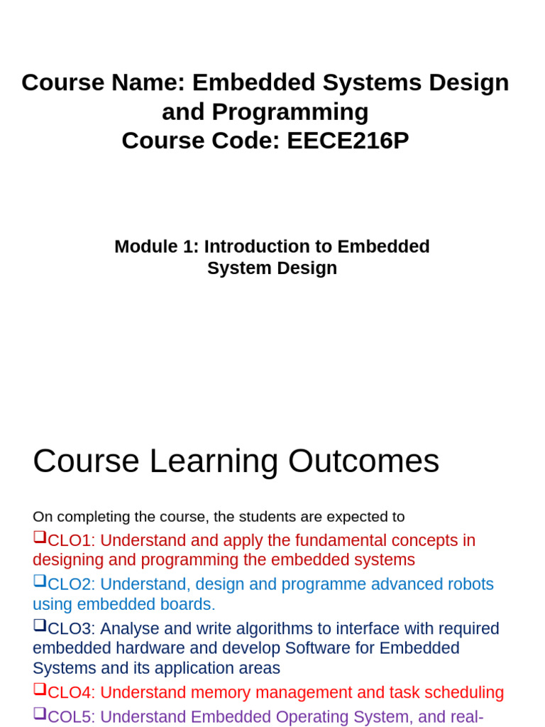 Emb Sys Design | PDF | Random Access Memory | Embedded System
