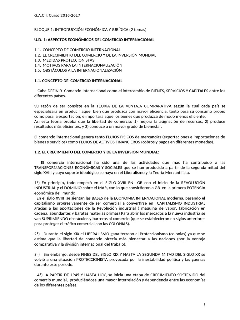 Comercio Internacional: Claves y Retos | PDF | El comercio ...