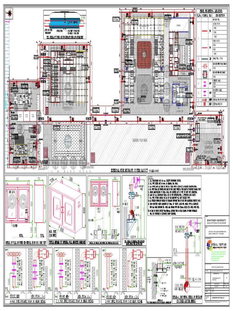 1. Bu-ext. Fire Hyd. Layout_rev.-0_19.04.22-Fire-external Layout | PDF