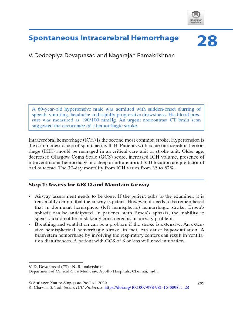 ICU Protocol 2020 Springer-Trang-29 | PDF | Stroke | Blood Pressure