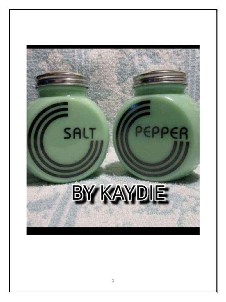 Salt and Pepper Free Chapters | PDF