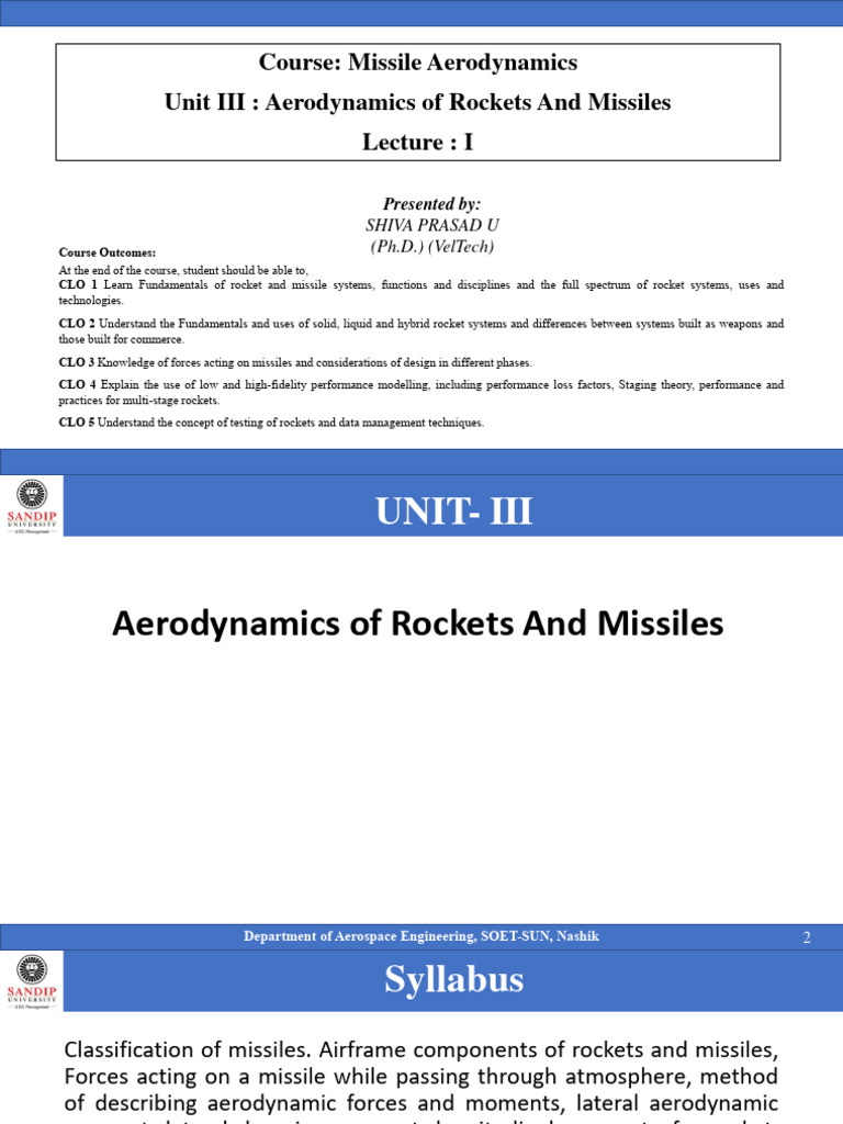 Aerodynamics of Rockets and Missiles | PDF | Aerodynamics | Drag (Physics)