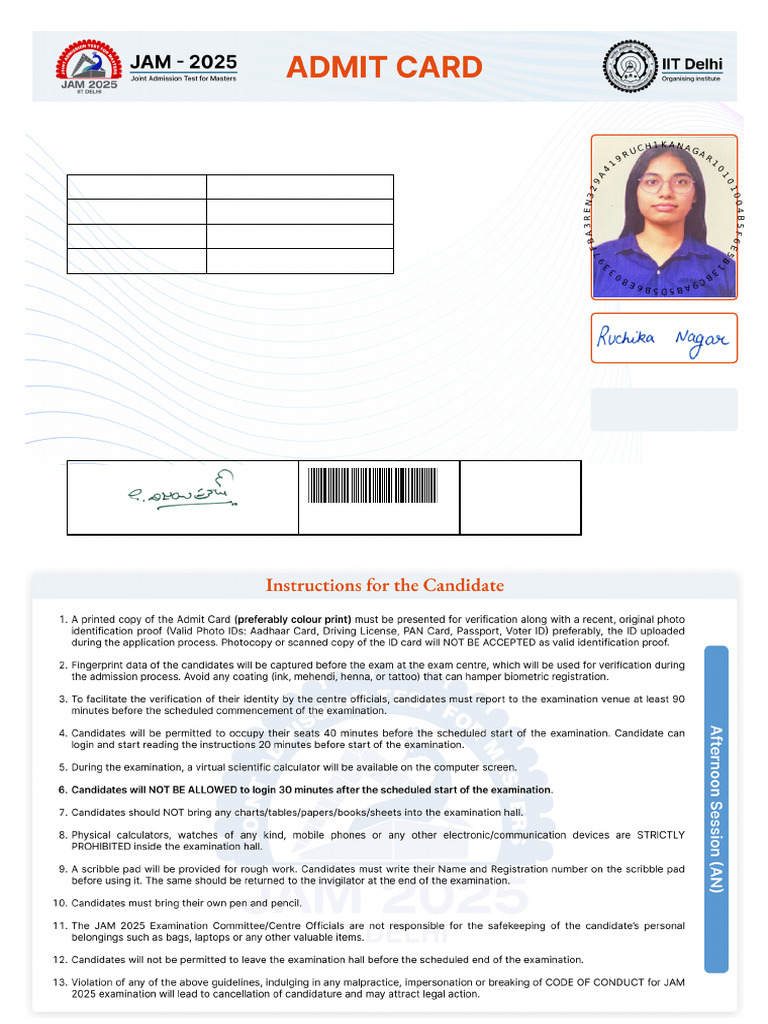 D100P72_AdmitCard | PDF