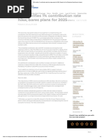 SSS Contribution Table 2025 Overview | PDF | Social Security (United ...