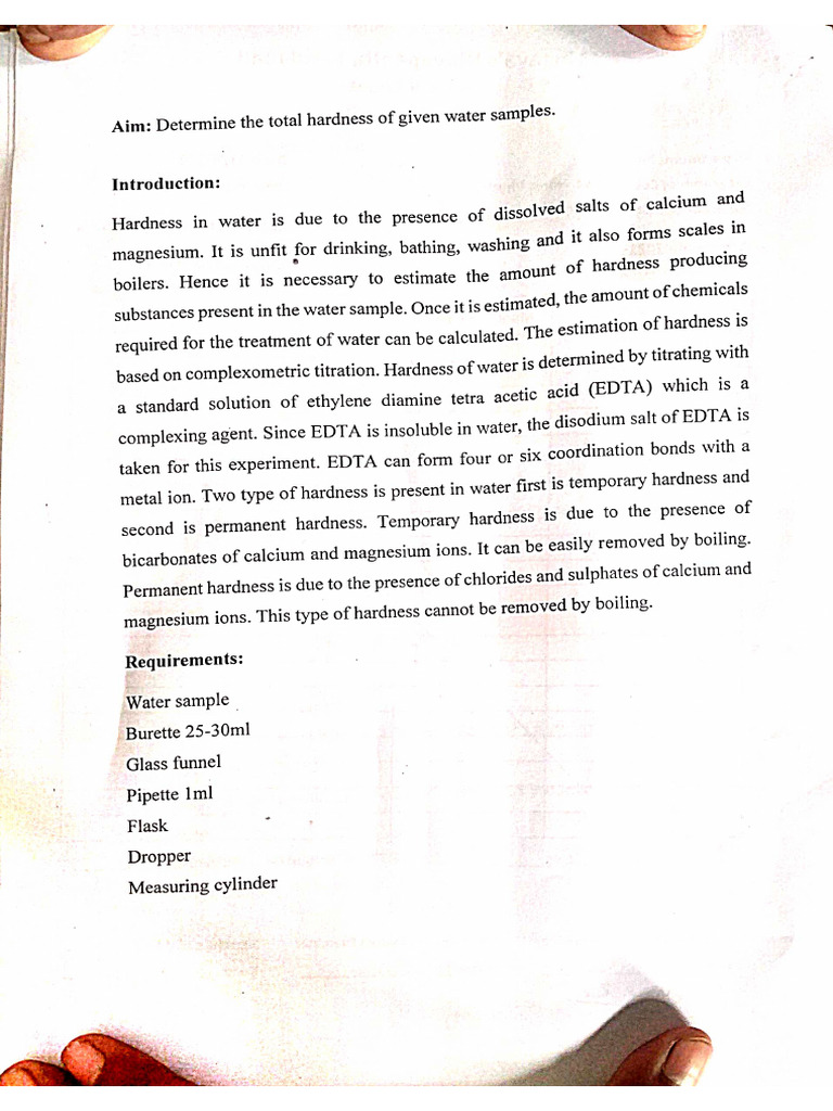 Chemistry Exp 2 | PDF