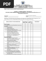DepEd School Forms Monitoring Checklist | PDF | Education Theory | Pedagogy