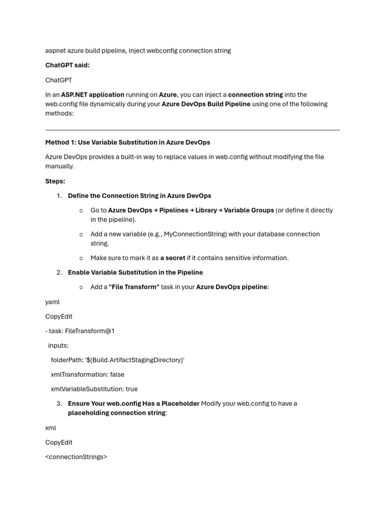 Dynamic Connection String Injection in ASP.NET | PDF | Entity Framework ...
