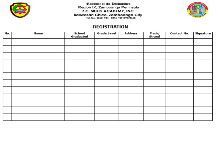 Early Registration SHS 2024 | PDF