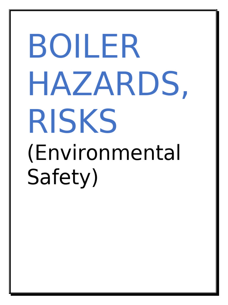 Boiler Hazards | PDF