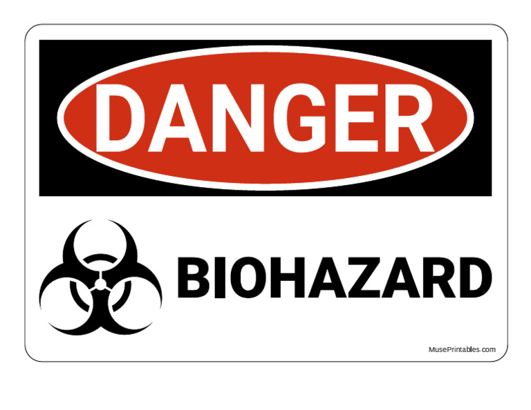Biohazard Danger Sign Watermarked | PDF