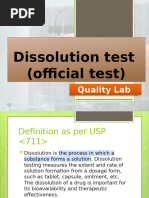 usp-pvt-dissolution-test | PDF | Variance | Rotation