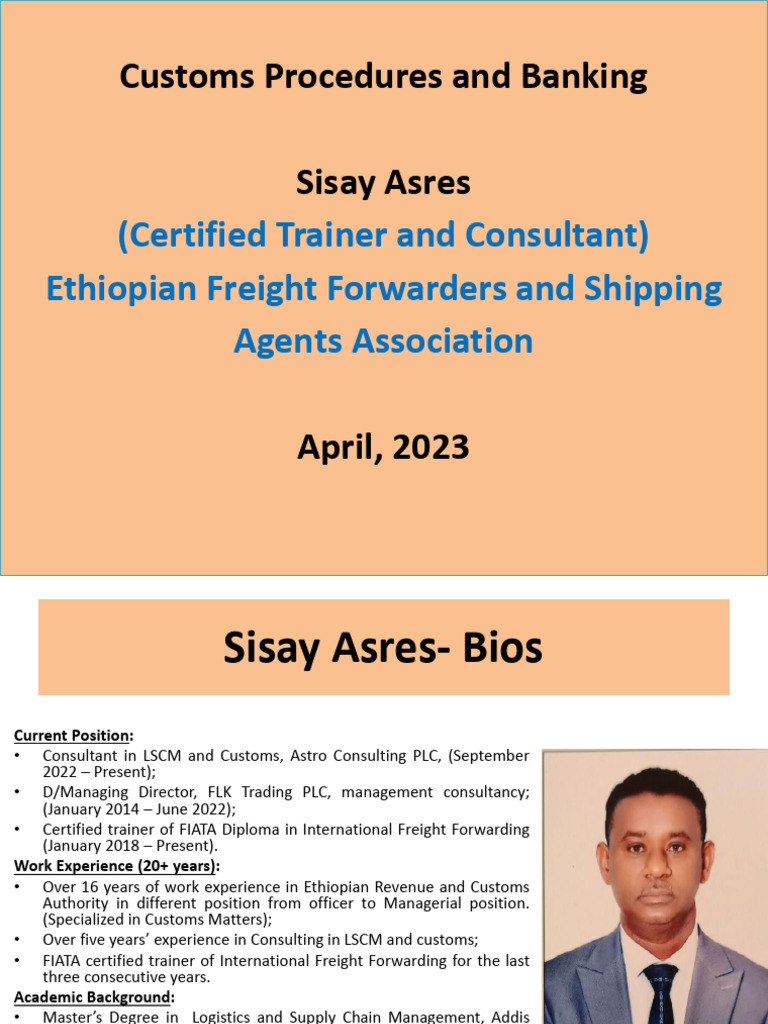 Customs Procedures and Banking | PDF | Letter Of Credit | Economies