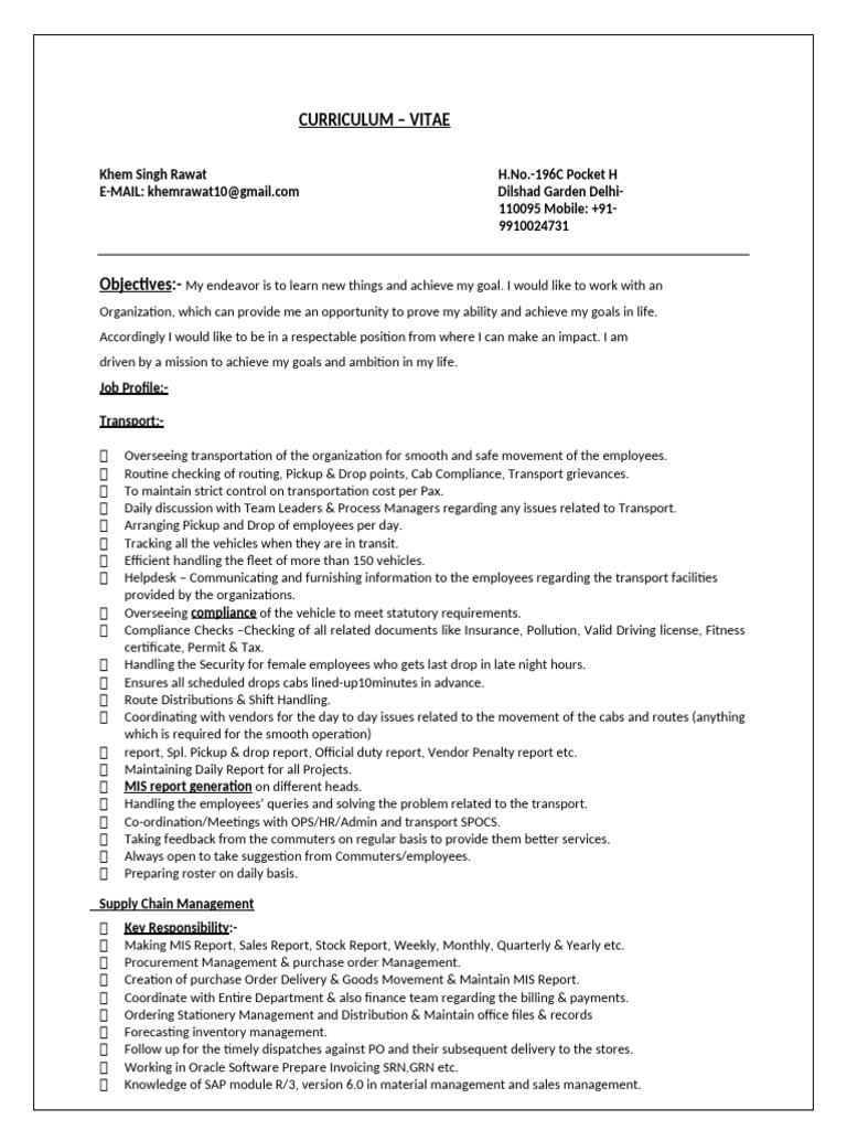 Naukri KhemSinghRawat (13y 0m) | PDF | Transport | Business