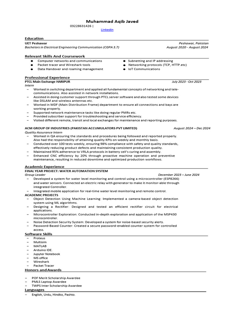 Muhammad Aqib Javed.pdf(c) | PDF | Computer Network | Computing