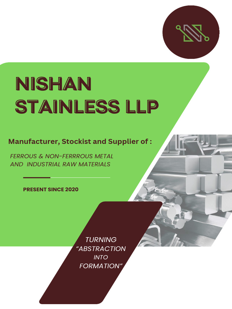 NISHAN STAINLESS LLP BROCHURE | PDF | Pipe (Fluid Conveyance) | Stainless Steel