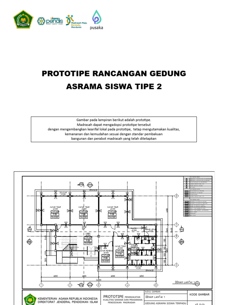 Asrama Type 2 | PDF | Interior Design | Building Materials