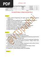 Bcs501 Imp Qns | PDF | Agile Software Development | Project Management