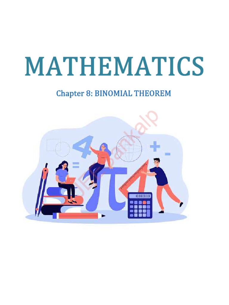 8. Binomial Theorem_watermark | PDF | Summation | Combinatorics