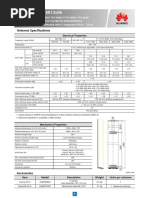 EasyRET 8-Port Antenna Specifications | PDF | Antenna (Radio) | Decibel
