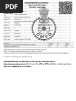 UP Checkpost Tax e-Receipt Details | PDF