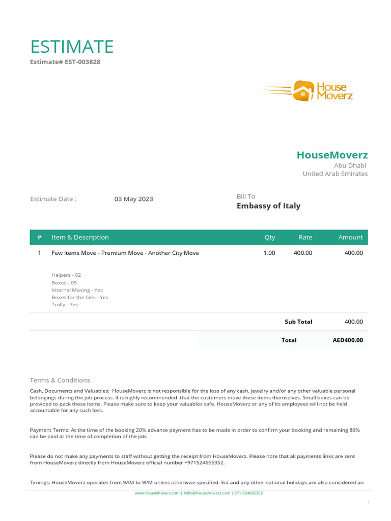 Est 003828 | PDF | Receipt | Payments