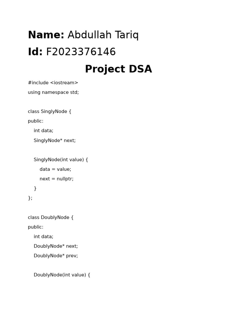 Abdullah Tariq F2023376146 project | PDF | Queue (Abstract Data Type) | Computer Programming