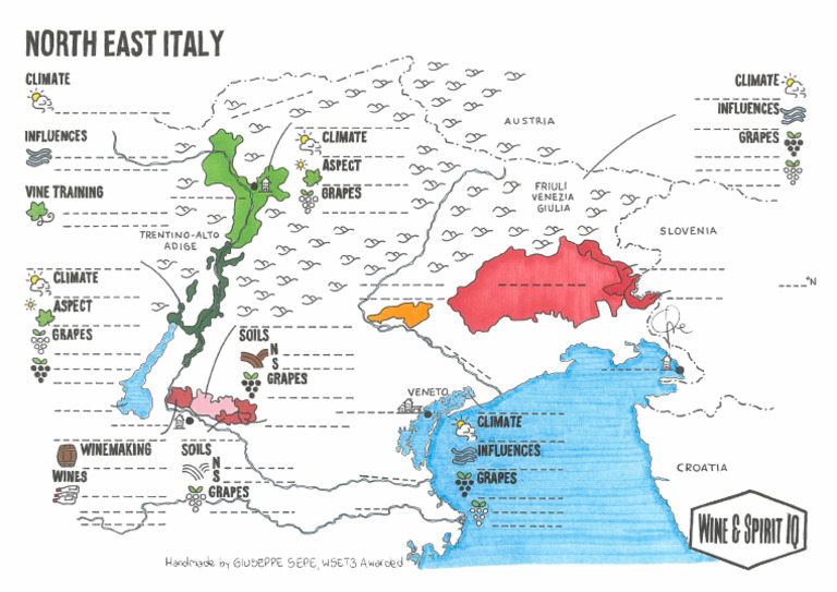 Wset3 - Map of North Italy | PDF