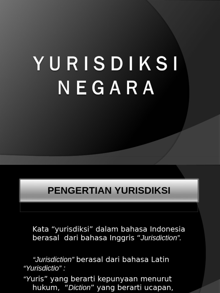 Yurisdiksi+Negara | PDF